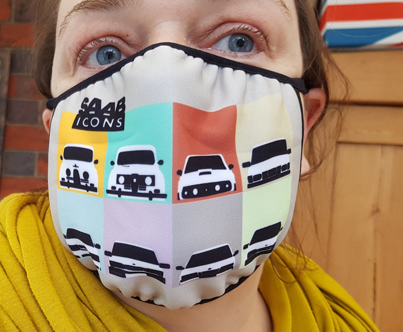 Saab Icons face mask — Saabicons